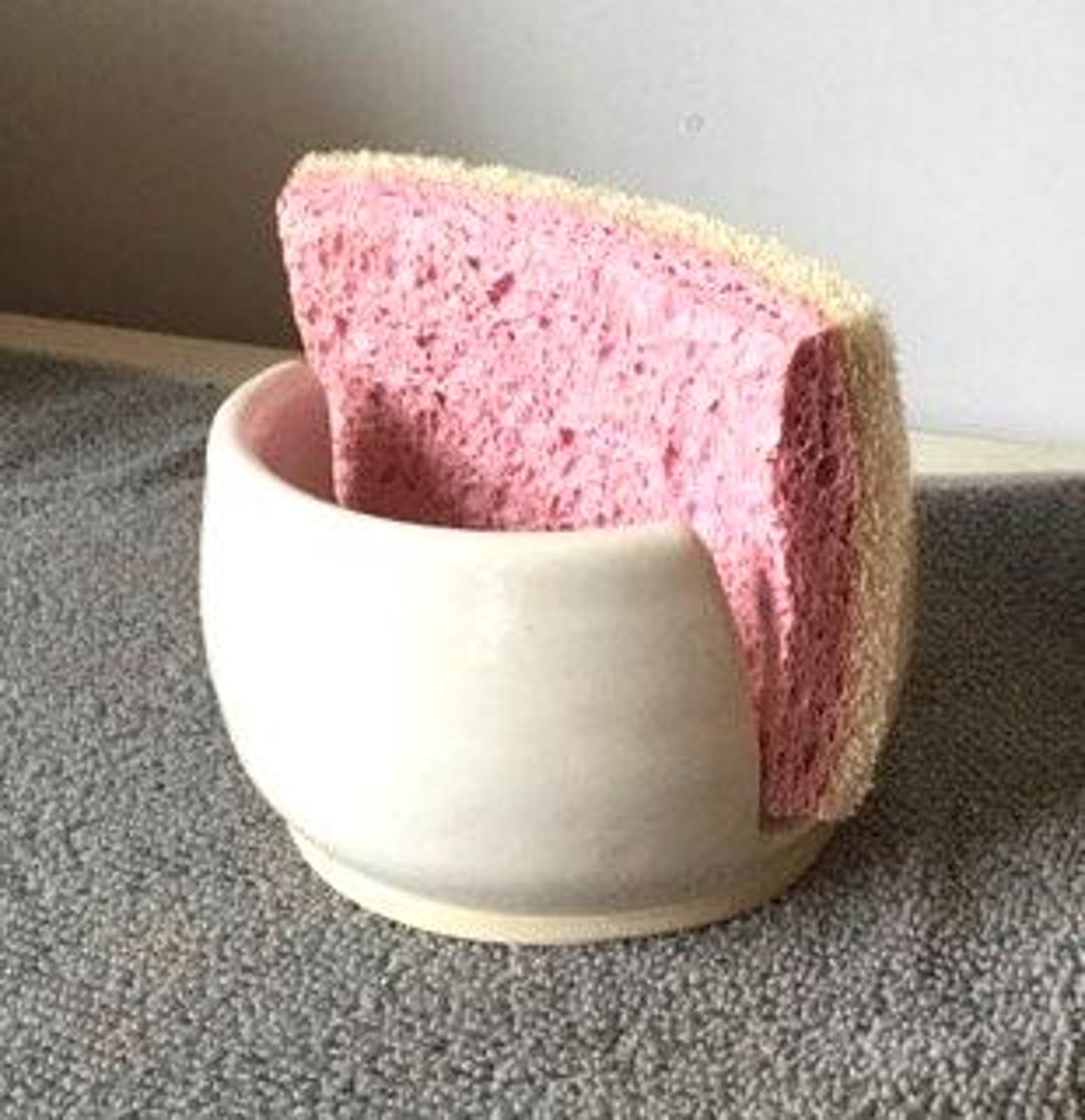 Sponge Holder Letter Holder Sponge Rest Cell Phone Ceramic Pottery ...