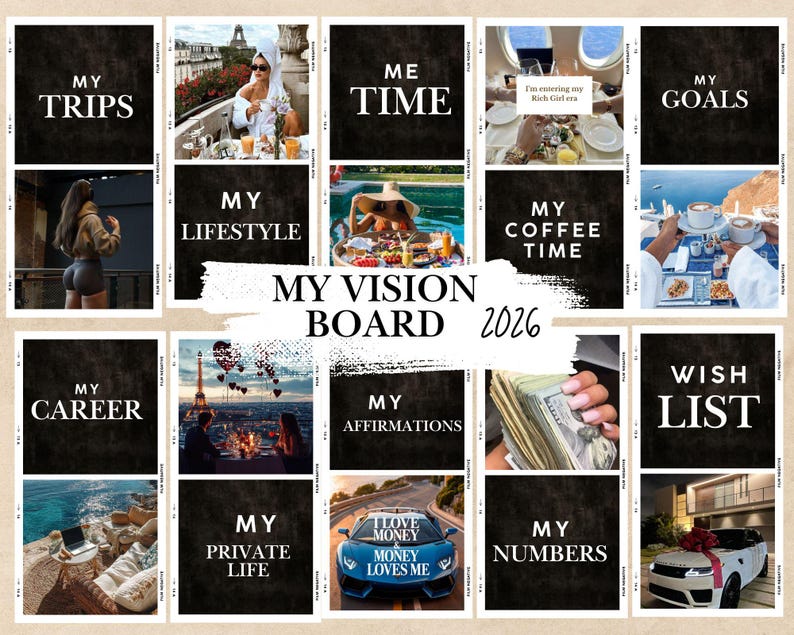 Fruitful Habit Tracker Printable, 2026 Planner & Vision Board (PDF) - Etsy