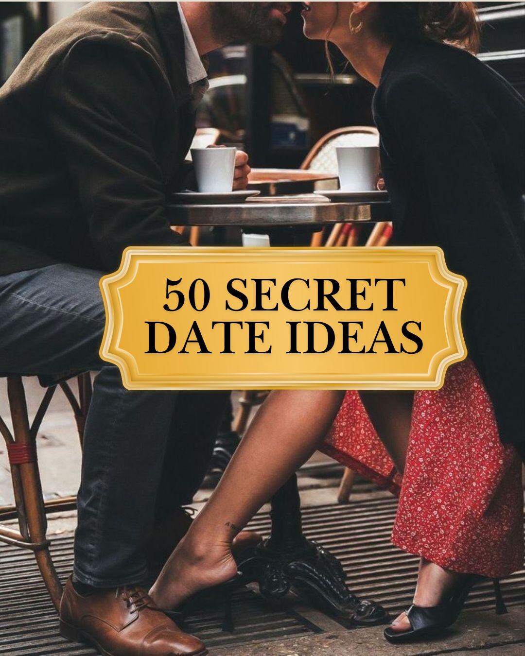 50 Secret Date Ideas - Etsy