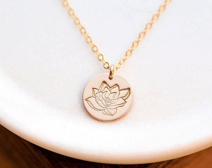 Magnolia Necklace - Etsy