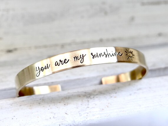 You are my sunshine bracelet mother daughter store