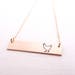 Chicken Gold Bar Necklace. Crazy Chicken Lady. Gift for Animal Lover ...