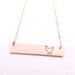 Chicken Gold Bar Necklace. Crazy Chicken Lady. Gift for Animal Lover ...