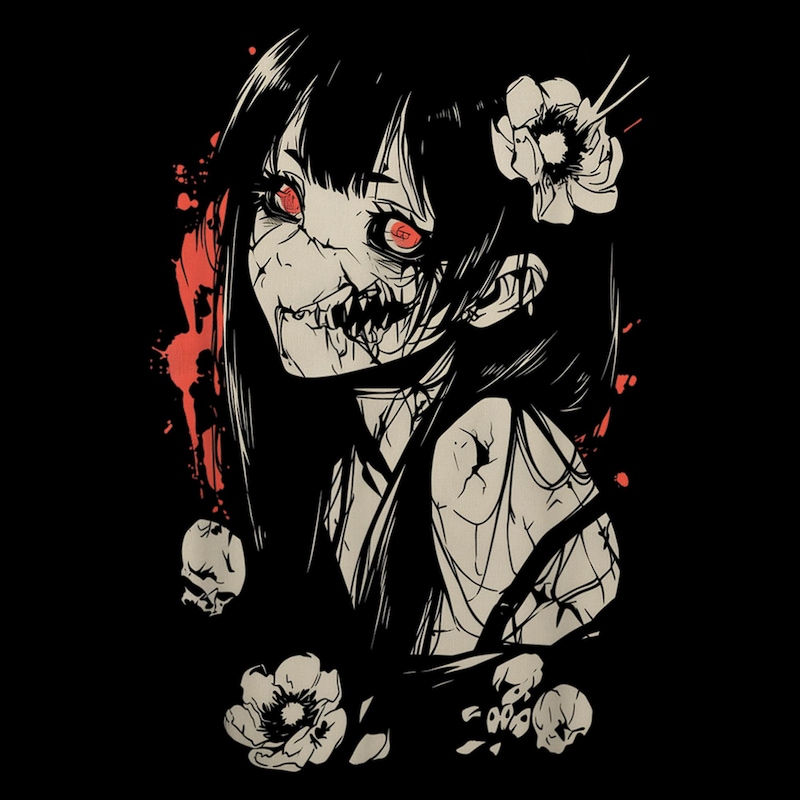 Creepy Dark Anime Art - Etsy