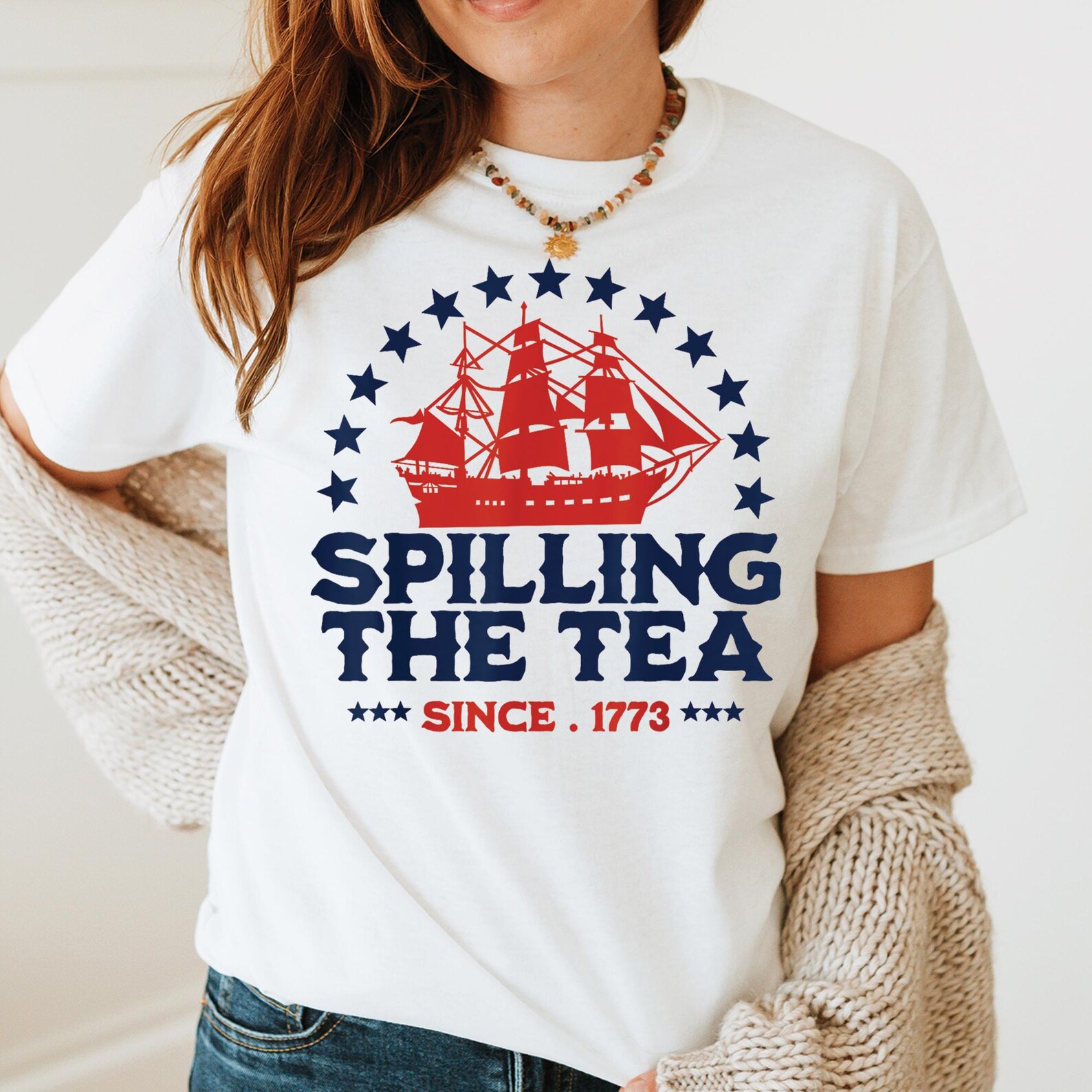 Spilling the Tea Since 1773 PNG | Funny Patriotic Boston Tea Party ...