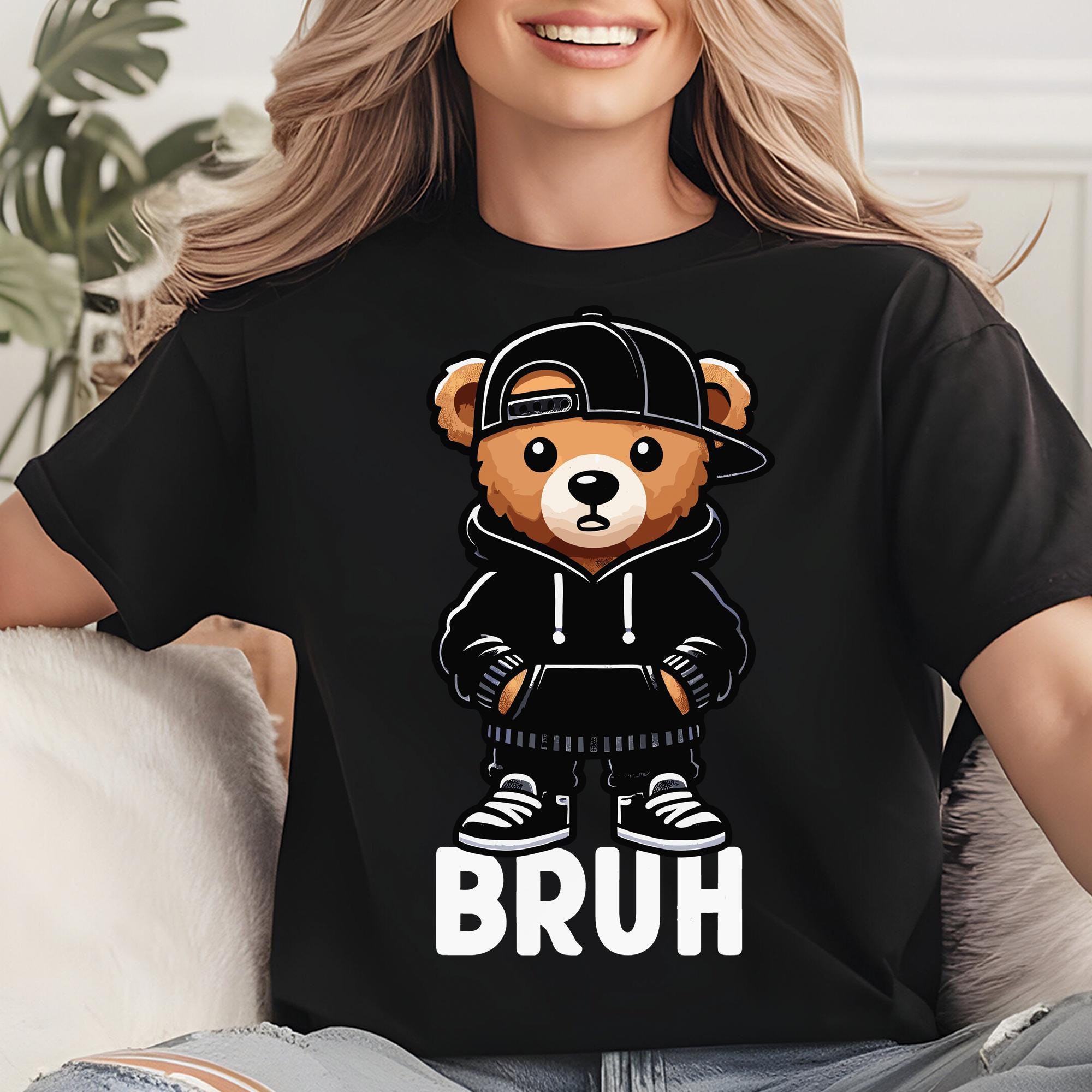 Bruh Bear PNG Design | Trendy Streetwear Digital Download | Cool Hip ...