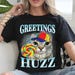 Greetings Huzz Cat Shirt Design | Lollipop Cat Graphic | Funny Digital ...