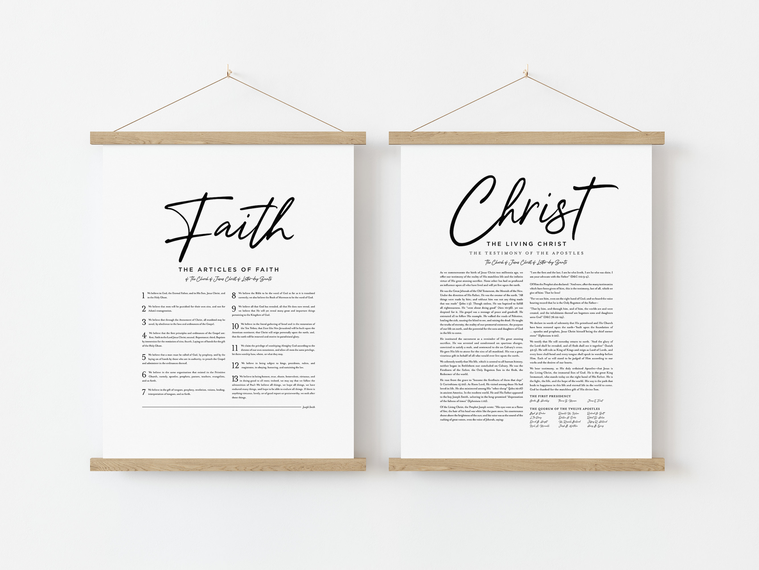 LDS Proclamations Bundle Digital Prints the Family the | Etsy