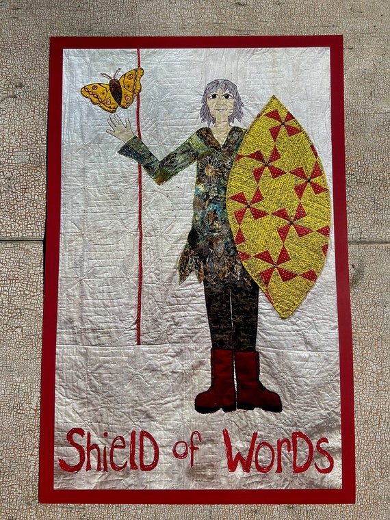 Shield of Words Poster - Etsy