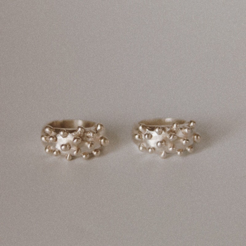 Cast Silver Ring - Etsy