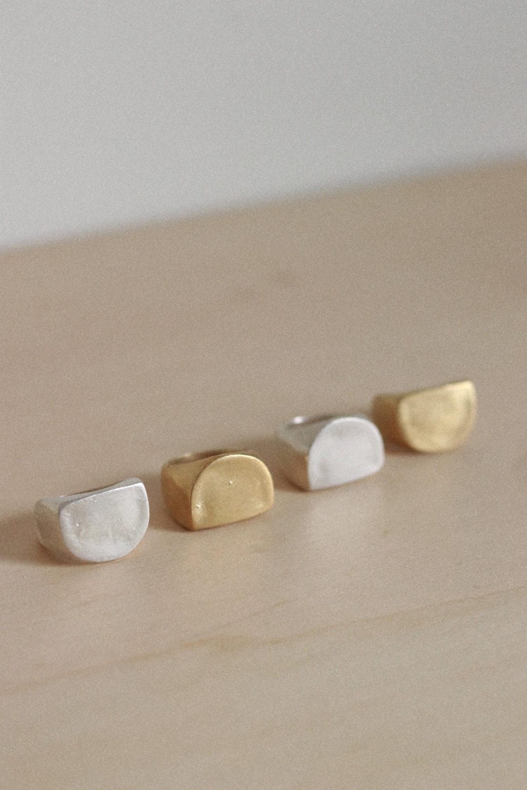ARC Ring - Hand Carved Ring - Statement Ring - Lost Wax Casted Ring ...
