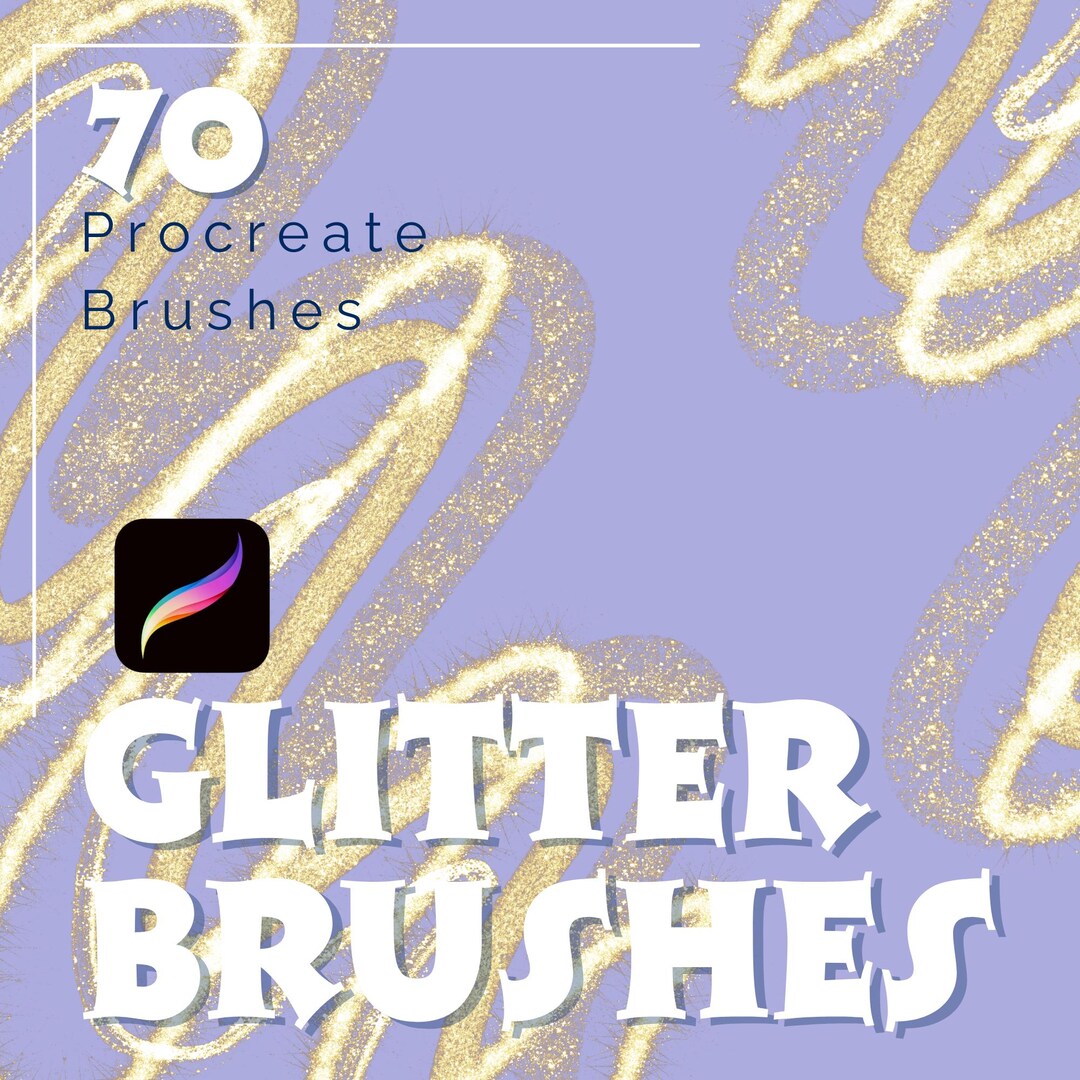 Glitter Procreate Brushes: 3D Sparkle Brush Set (digital Download) - Etsy