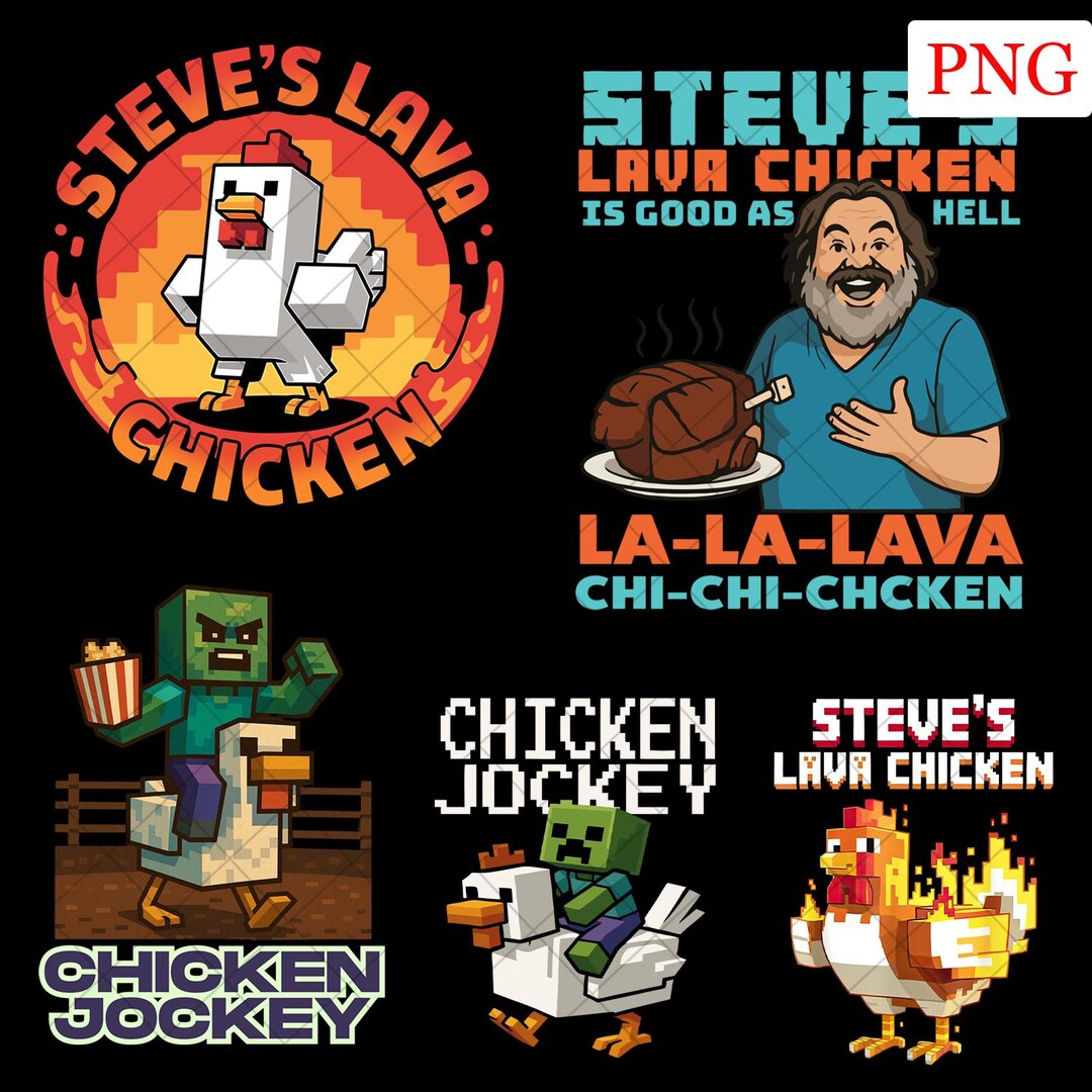 Chicken Game Character PNG Bundle, Gamer Chicken Png, Game Character ...