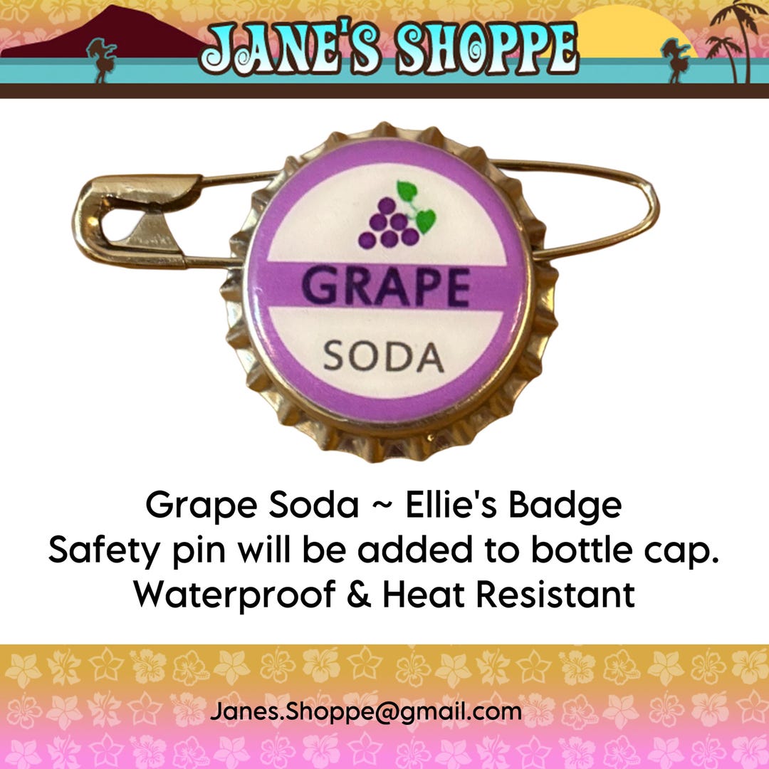 Ellie’s Grape Soda Badge Pin | UP Pin | Grape Soda Pin | You and Me We ...