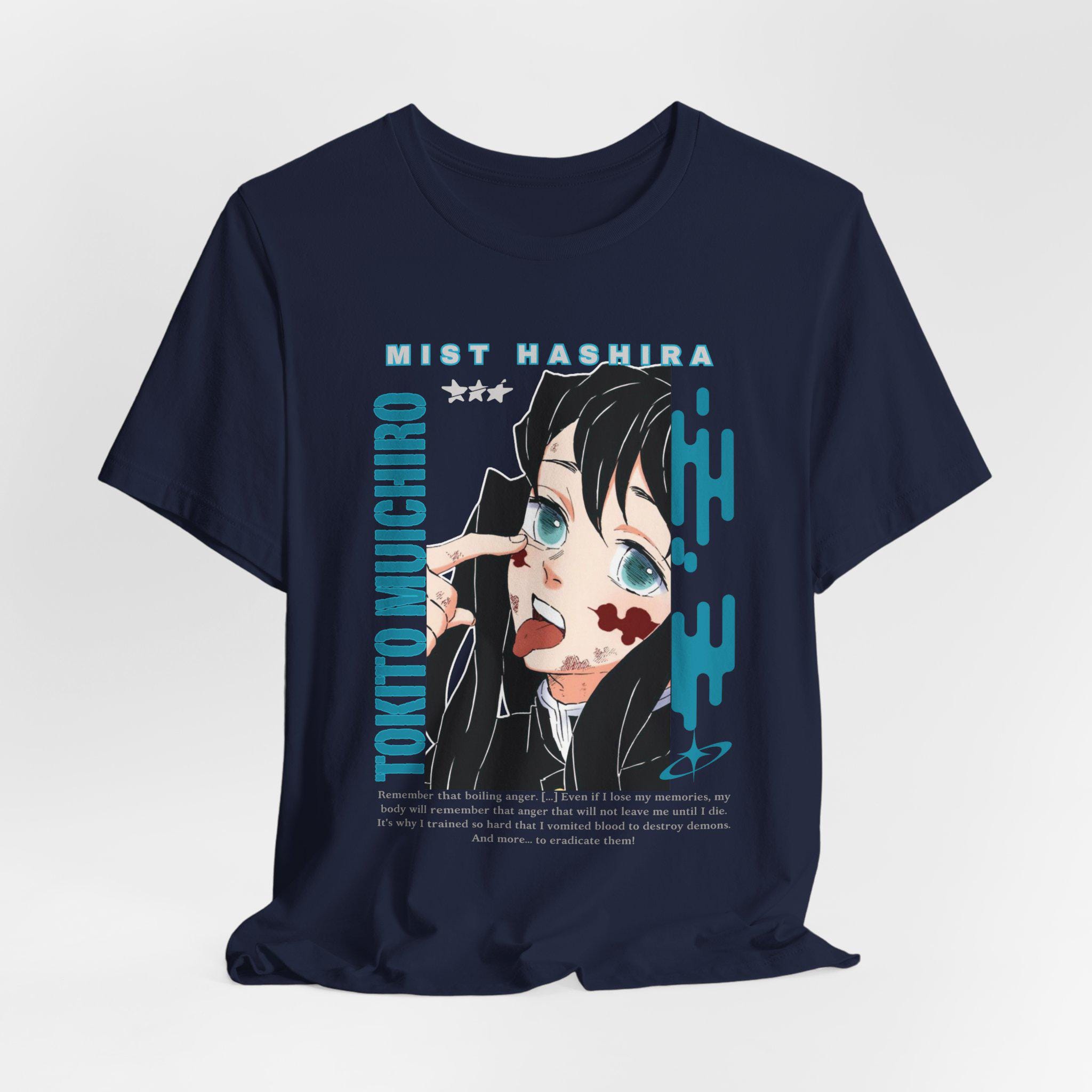 Bella+canvas, Demon Slayer Muichiro Tokito Unisex Tee, Cool , Anime Fan ...