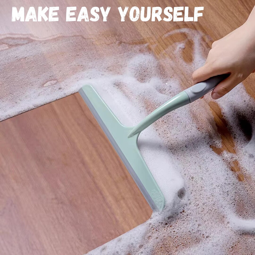 Silicone Scraper Washing Wiper Multi-purpose Shower Squeegee Glass ...