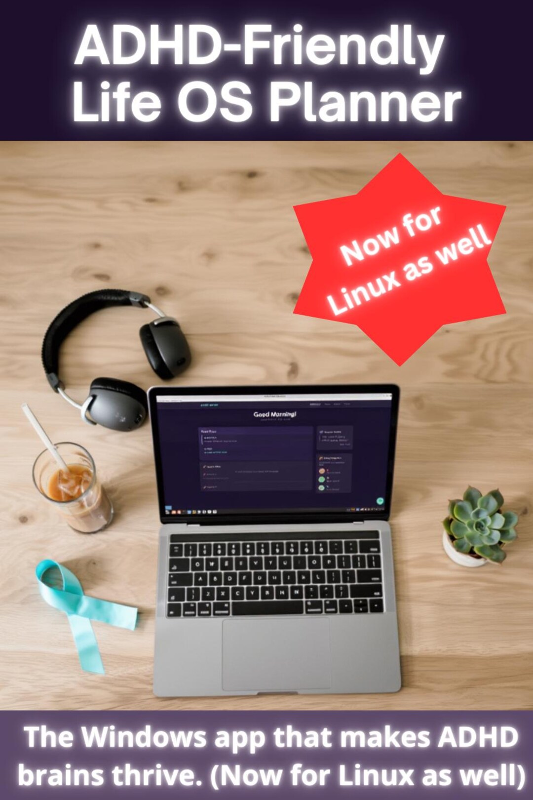 ADHD Planer App Windows & Laptop – Digital Life OS Dashboard für Focus ...