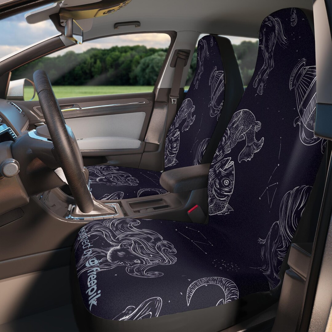 Zodiac Constellation Pattern Car Seat Covers | Astrology Star Sign ...