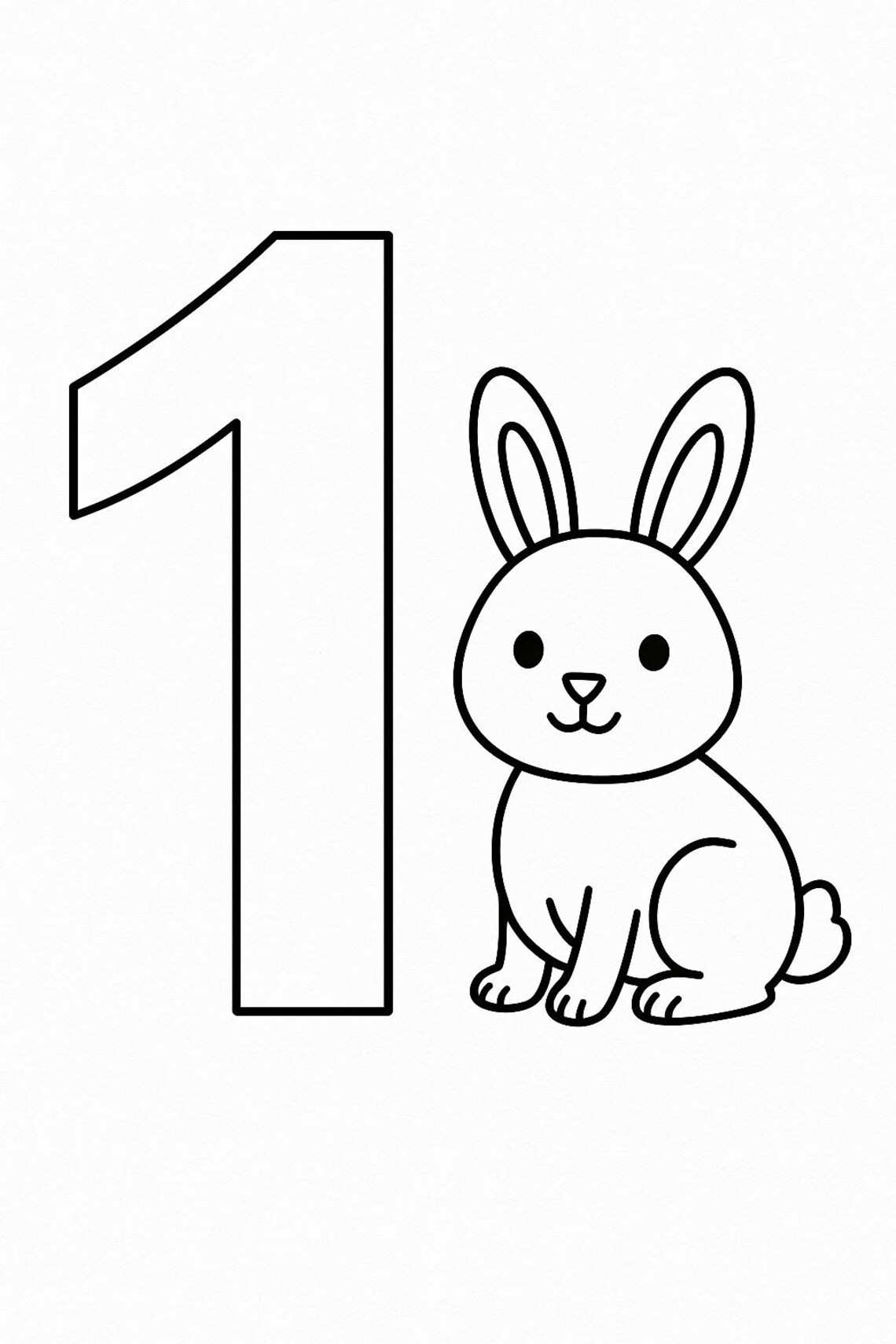 Number Coloring Pages 1–10 – Printable Preschool Math Activity – 10 ...