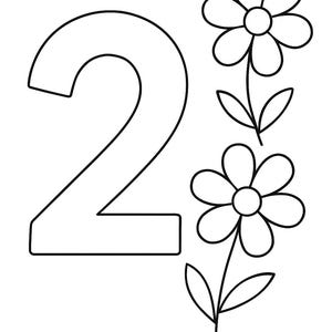 Number Coloring Pages 1–10 – Printable Preschool Math Activity – 10 ...