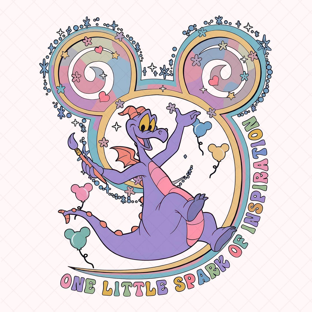 Figment Epcot Png, Figment Png, Retro Figment Png, Figment the Dragon ...