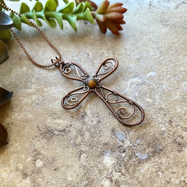 Wire Wrapped Cross - Etsy