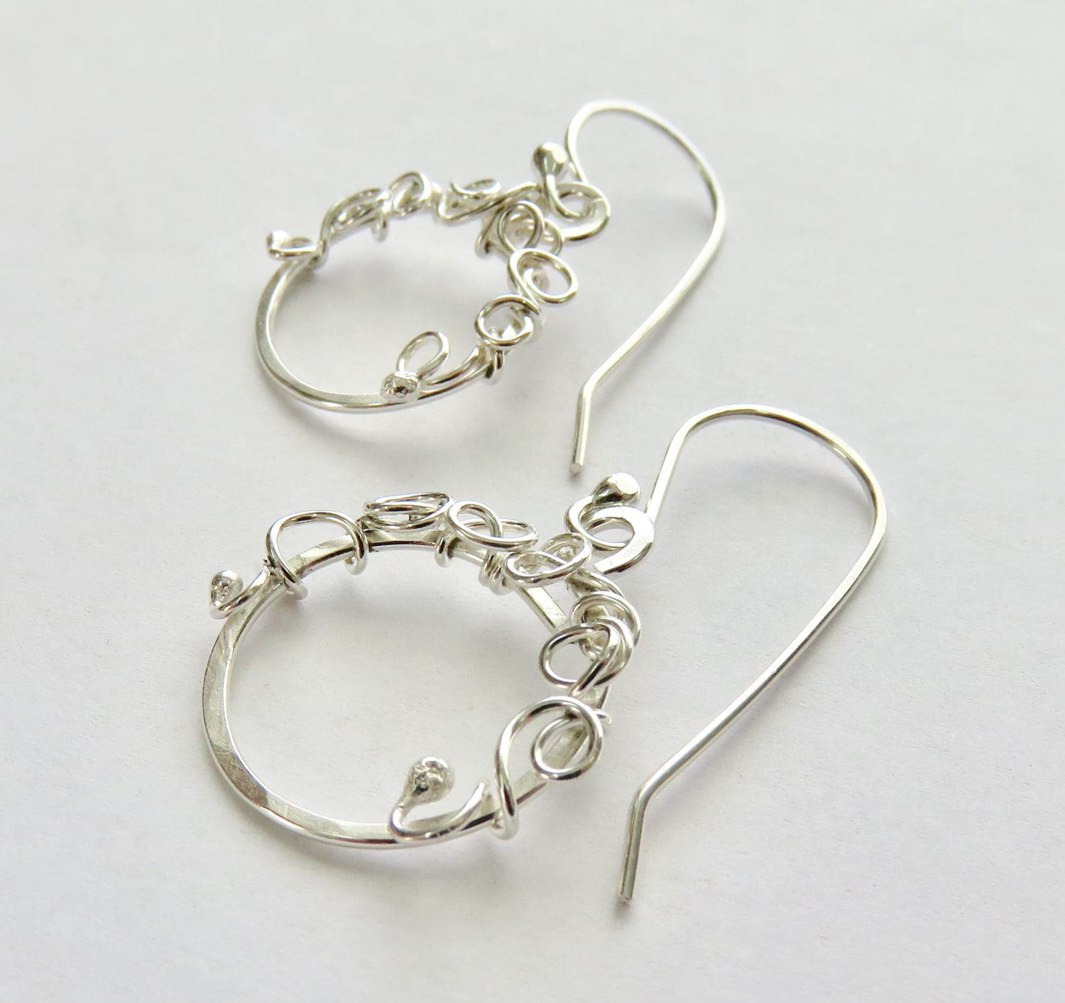 Tiny Silver Hoop Earrings Small Silver Hoop Earrings - Etsy