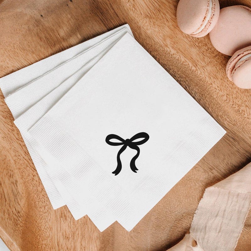 Coquette Birthday Napkins - Etsy