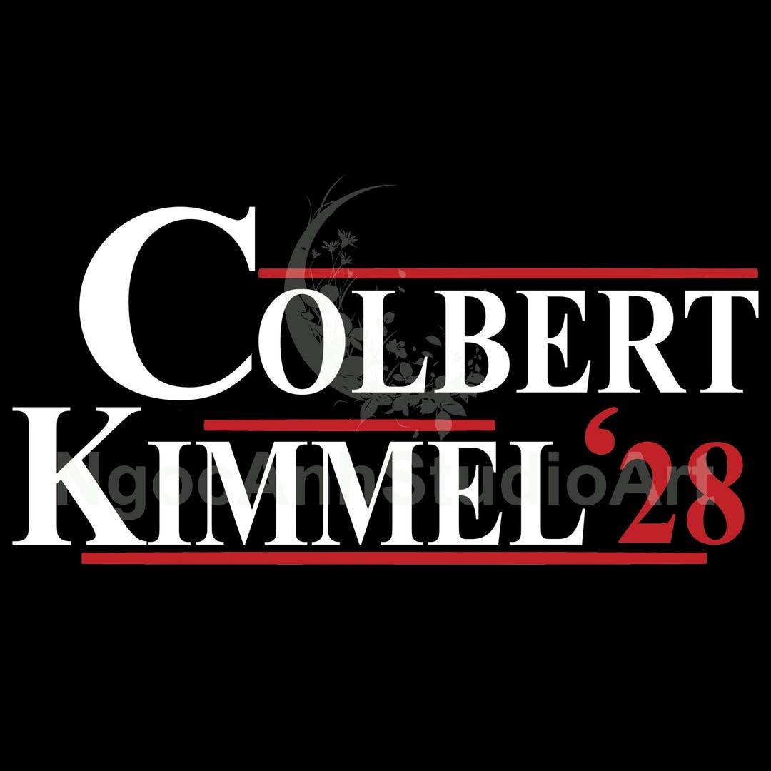 Colbert Kimmel President 2028 Png Etsy