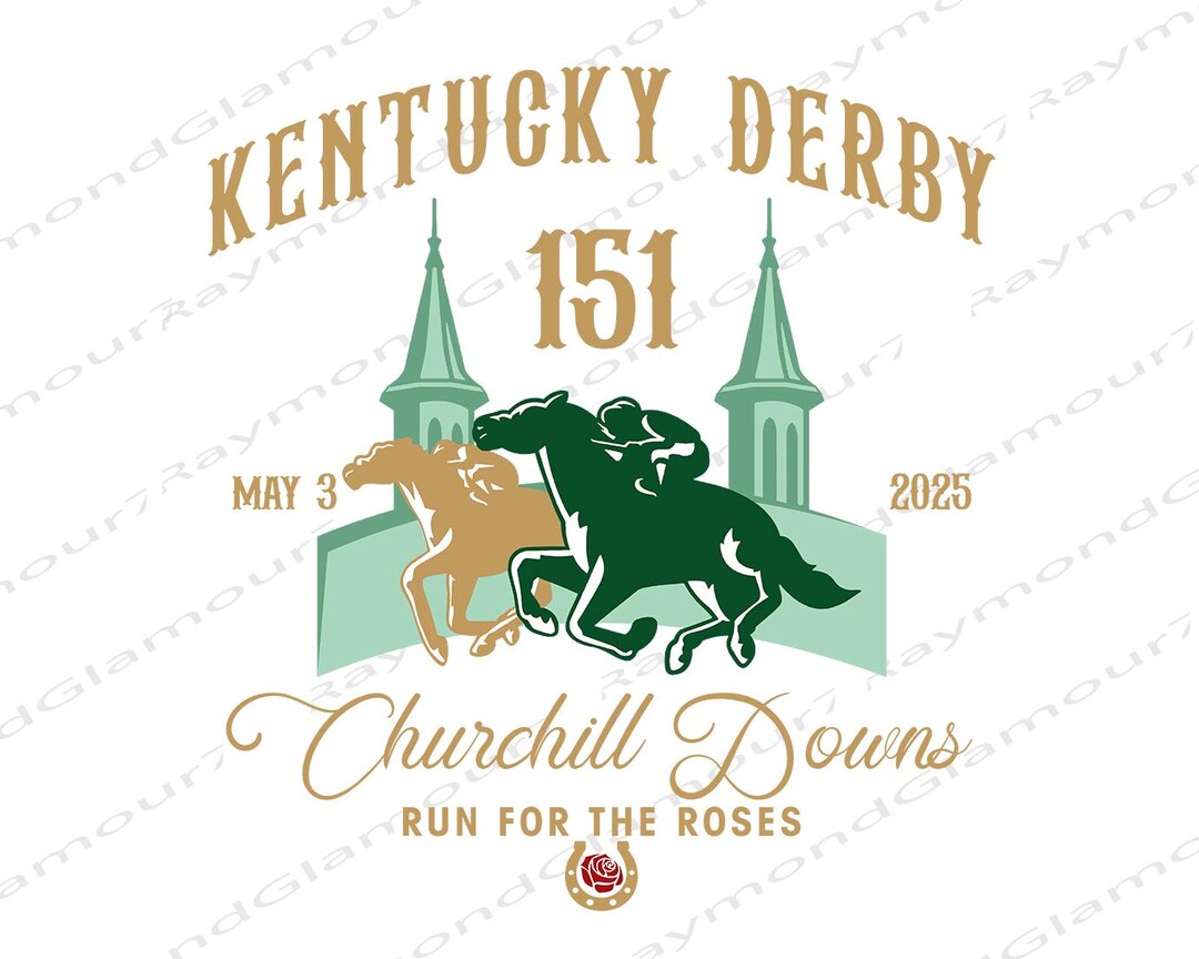 Kentucky Derby Race 2025 Shirt Png, Run for the Roses Png, Horse Racing ...