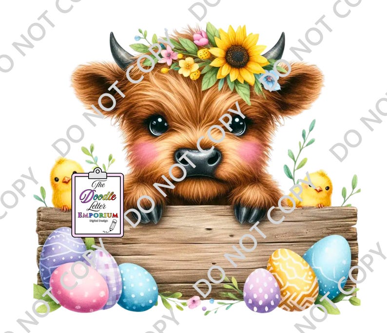 10png Bundle Custom Name Easter Digital Designs, Farm Animal Edition ...
