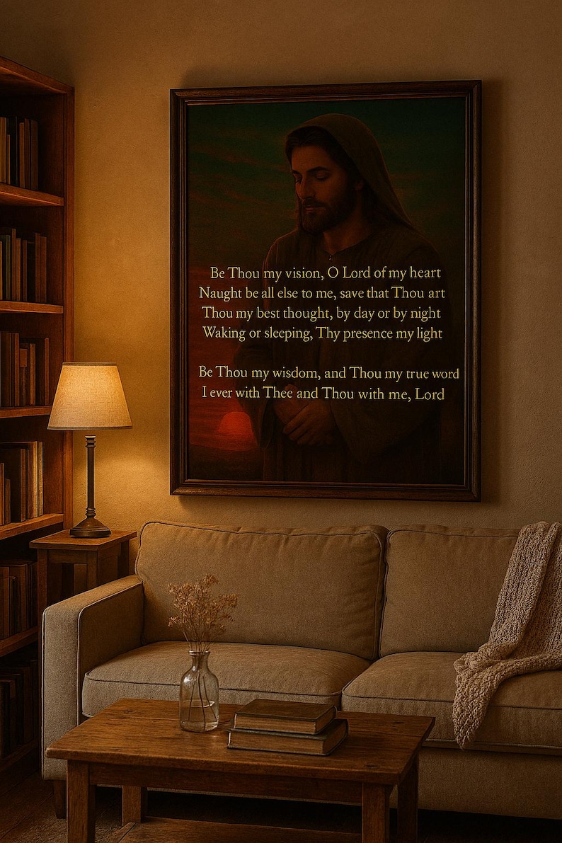 Be Thou My Vision Hymn Printable | Christian Wall Art | Jesus Artwork ...