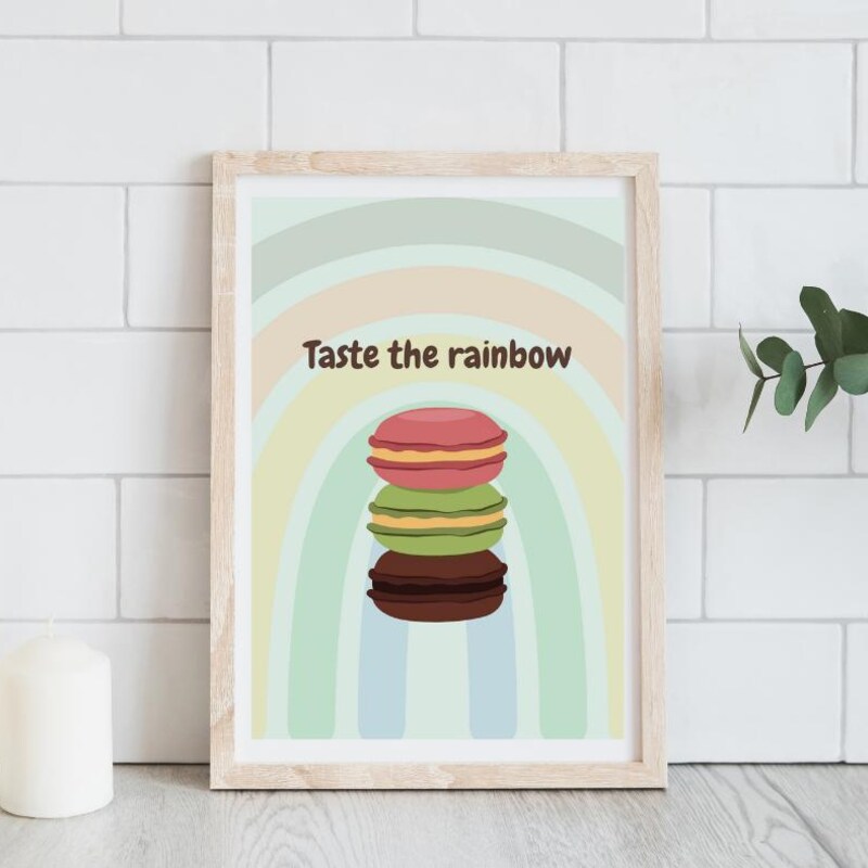 Macarons Quote Print - Etsy