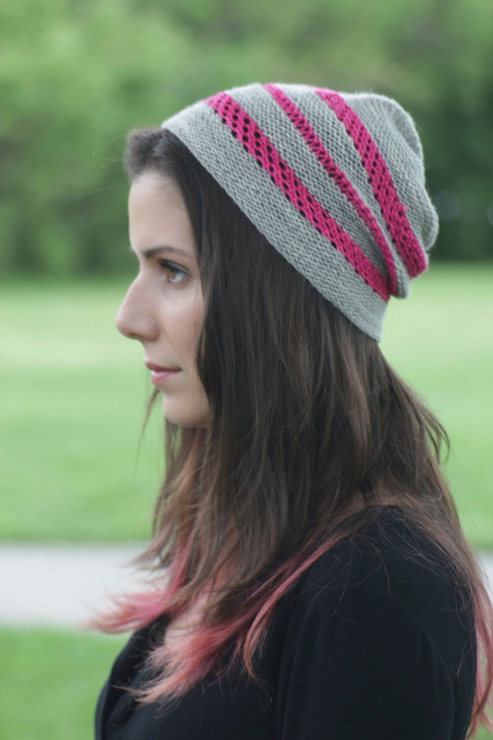 LACED Hat Knitting Pattern PDF - Etsy
