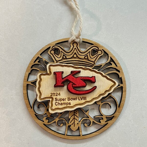 Round Wood Kc Chiefs Sign - Etsy