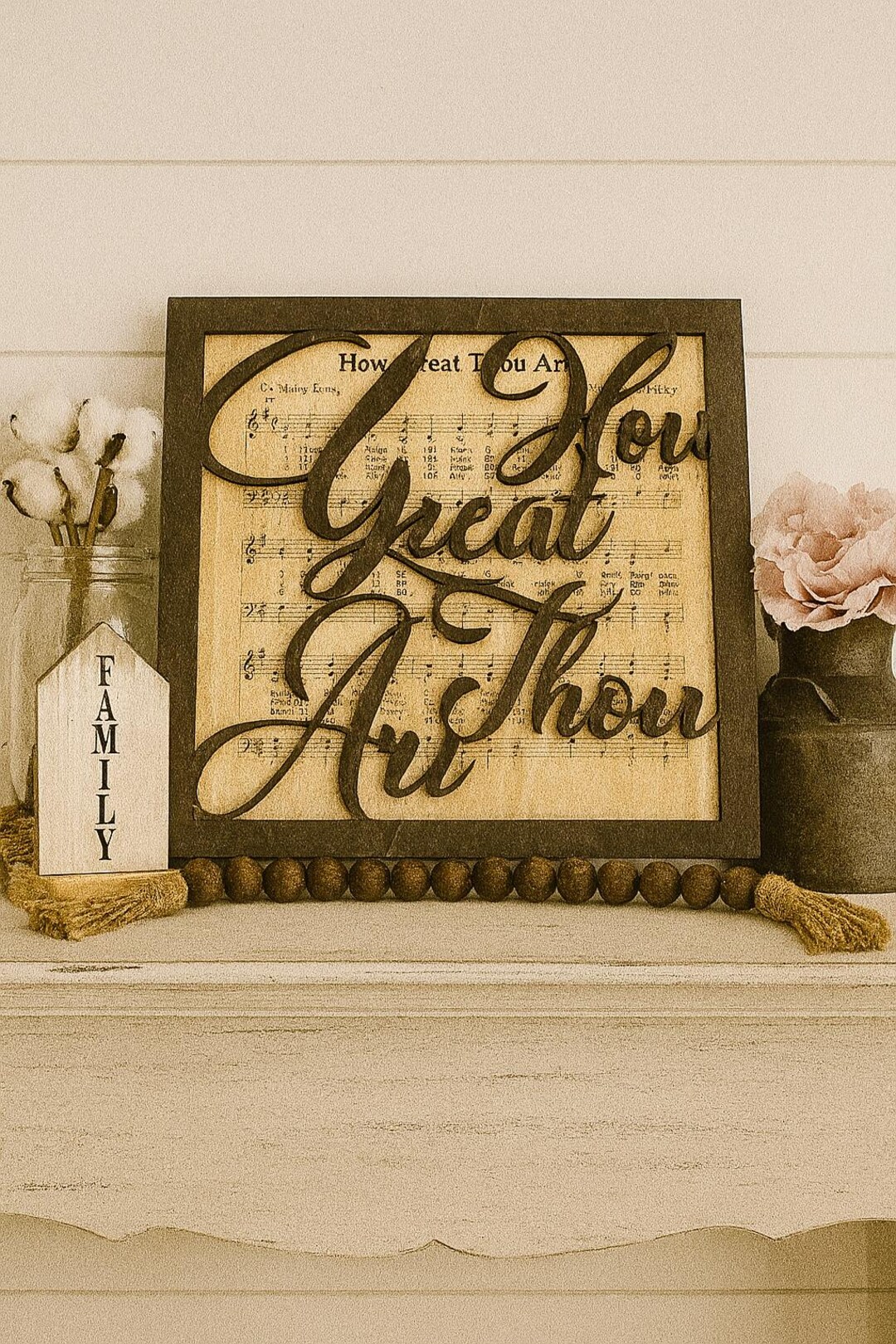Rustic Christian Wall Art, Religious Art, Hymnal Wall Art Christian ...