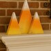 Rustic Farmhouse Wooden Candy Corn Set: Hand-painted Fall Decor - Etsy