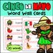 Cinco De Mayo Word Wall Cards Literacy Center Vocabulary Activity ...