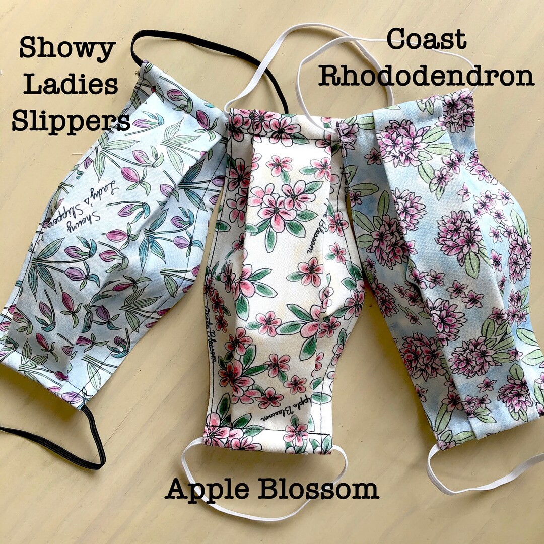 2..two Layers 100% Cotton Face Mask, Reusable, Washable Mask With Nose ...