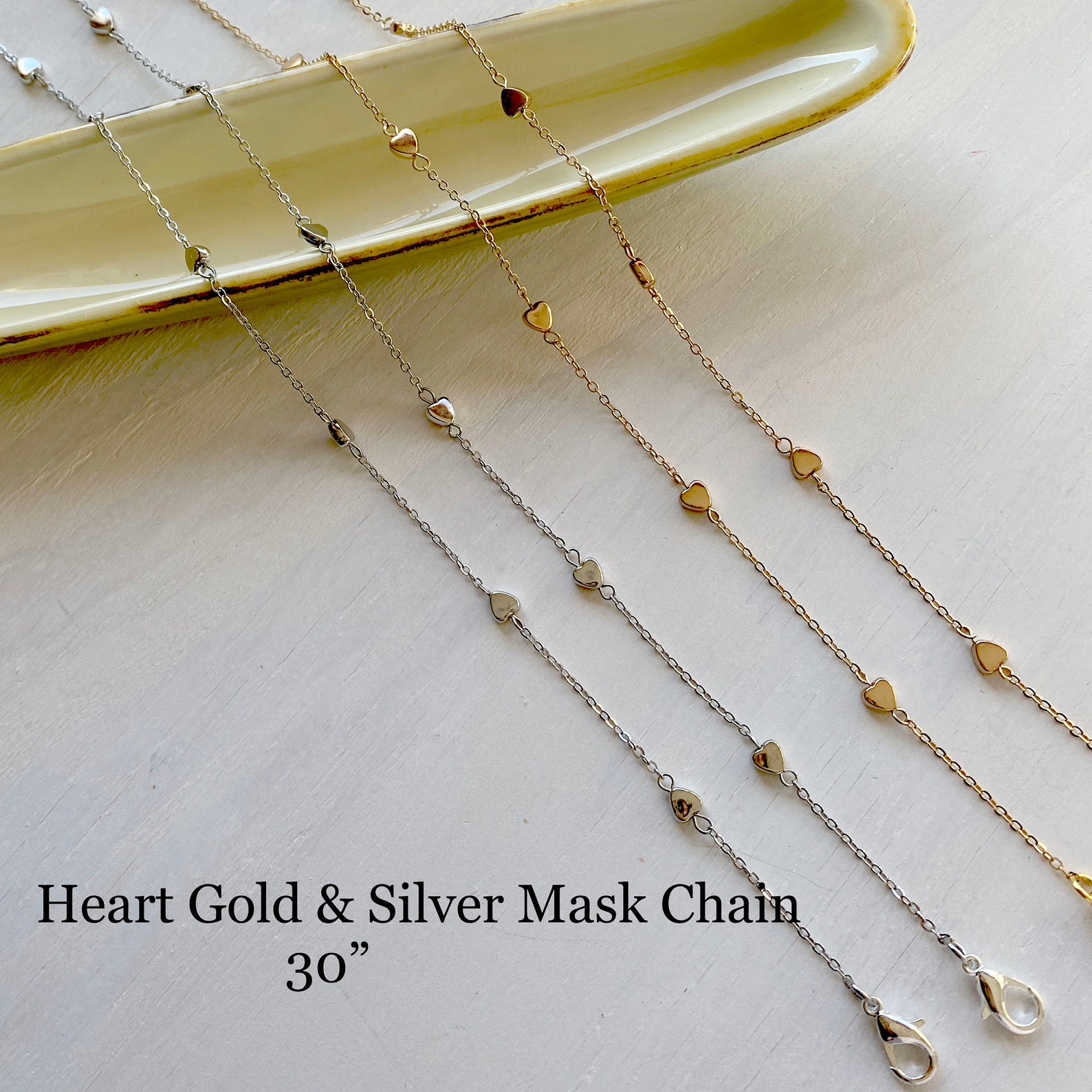 Mask Chains Mask Lanyards Mask Holders With Beautiful Beads - Etsy