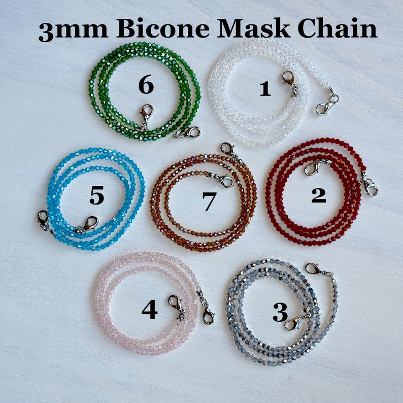 Mask Chains Mask Lanyards Mask Holders With Beautiful Beads - Etsy