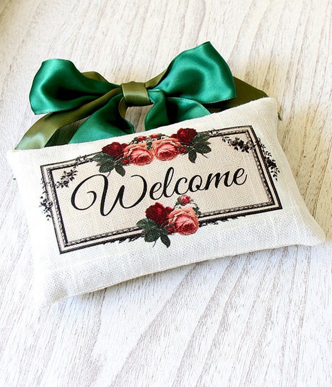 Handmade Lavender Linen Sachet: Welcome Tulips Hanging Decor - Etsy