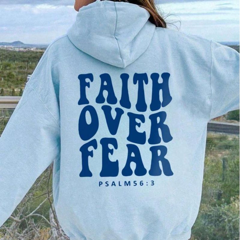 Faith Over Fear Hoodie - Etsy