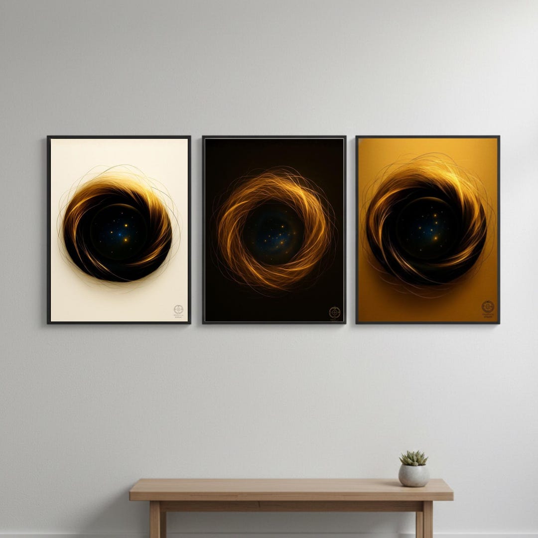 Interstellar Torus Portal Poster – Cosmic Wall Art for Meditation ...