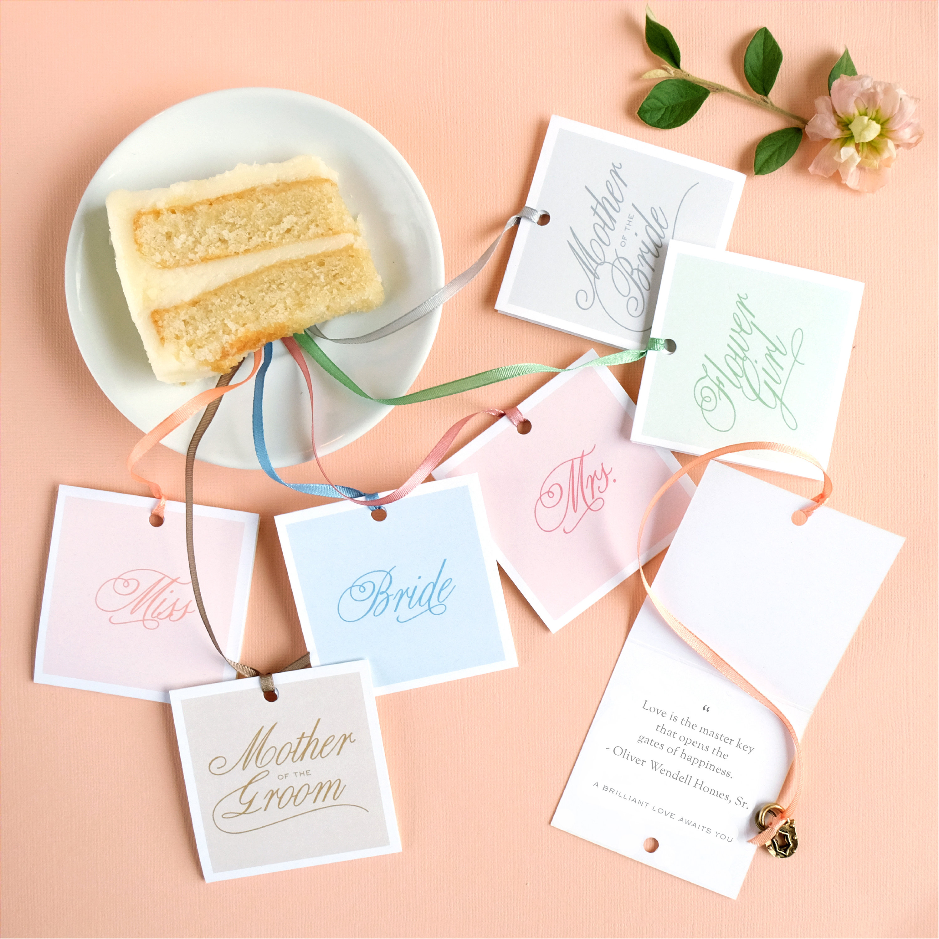 Wedding Shower Game - 8 Cake Pulls Cake Charms for Bridesmaids - Mother ...