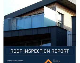 Roof Inspection Form Template- Pdf Download - Etsy