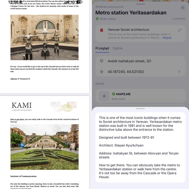 Yerevan Soviet Architecture Guide (PDF With the Offline Map) - Instant ...