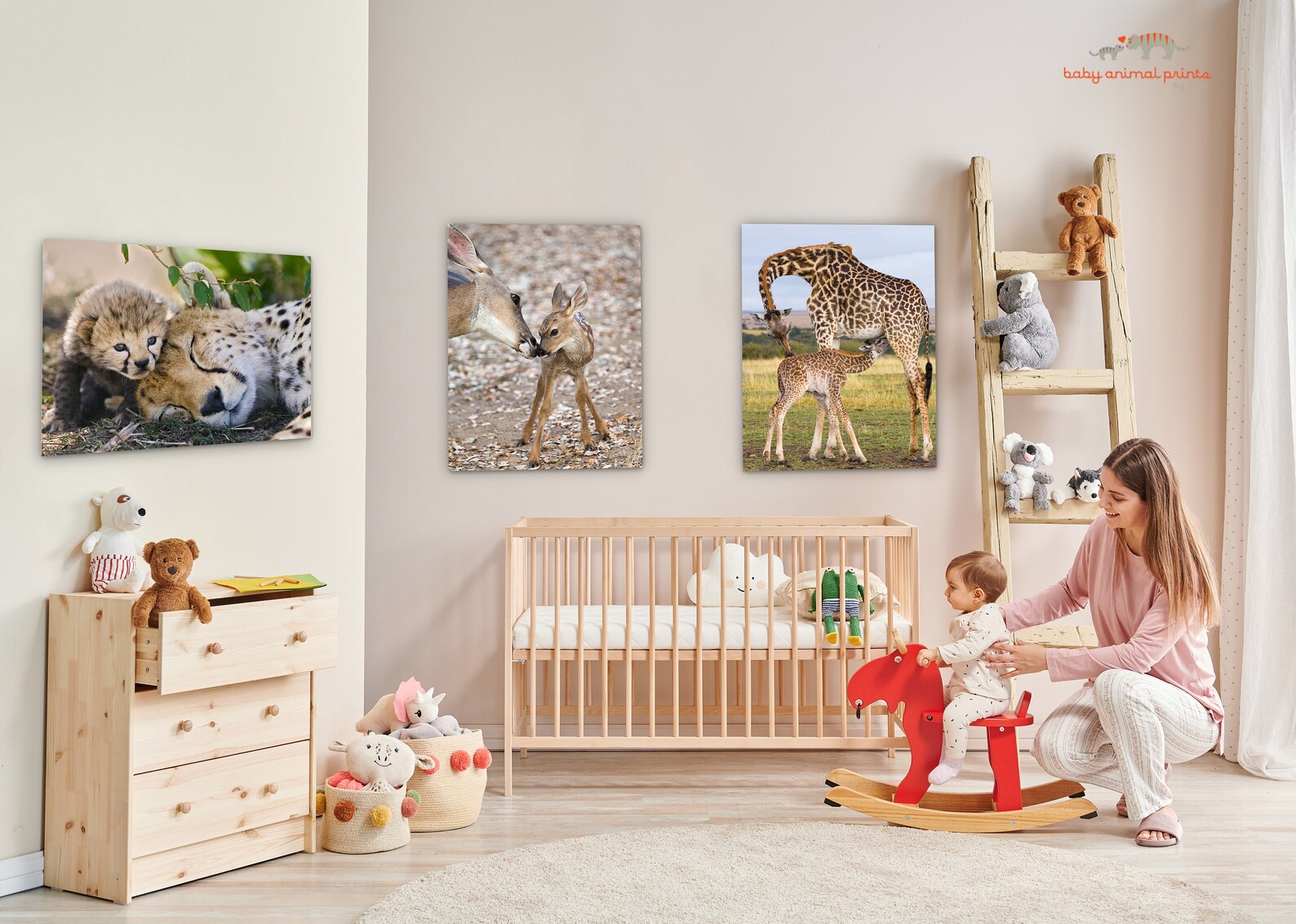 Safari Animal Nursery Print, Baby Cheetah, Cheetah Cub, Safari Nursery ...