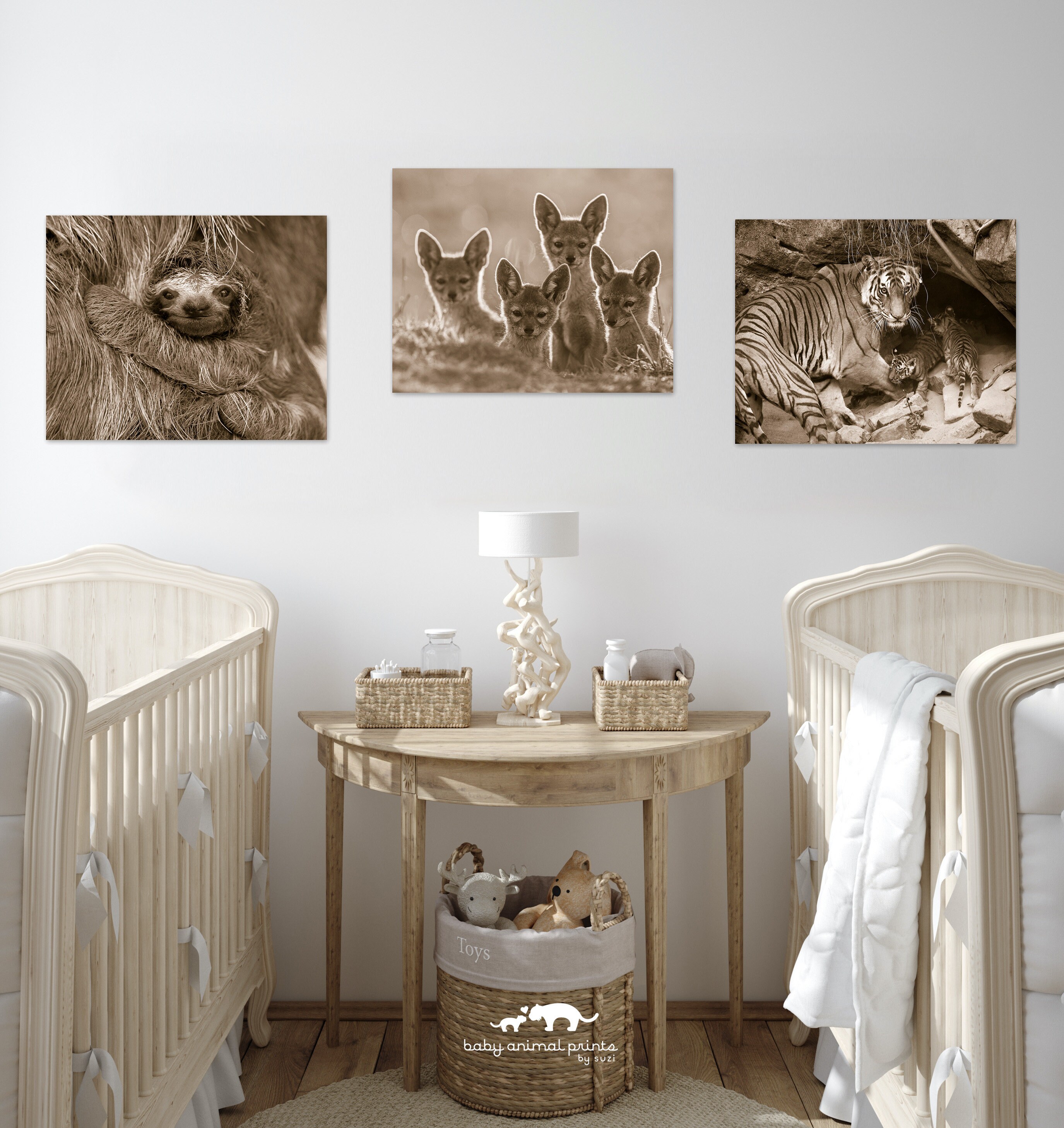 Baby Tier Kindergarten Druck, Safari Tier Kindergarten Kunst, Safari ...