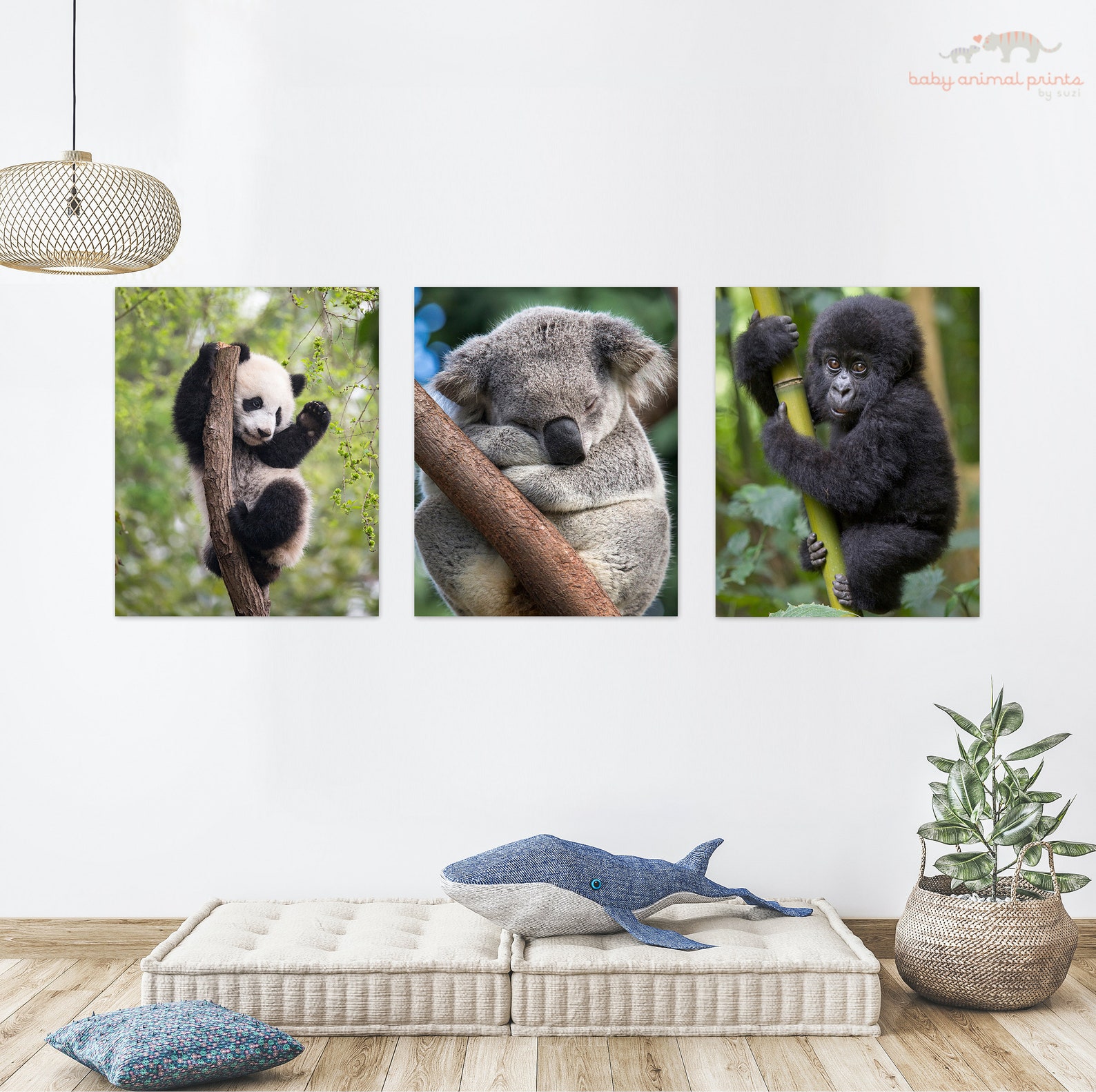 Baby Animal Nursery Print / BABY PANDA / Baby Animal Photo / Baby ...
